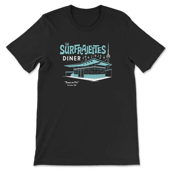 The Surfrajettes "Diner" T – Hi-Tide Recordings & Nu-Tone