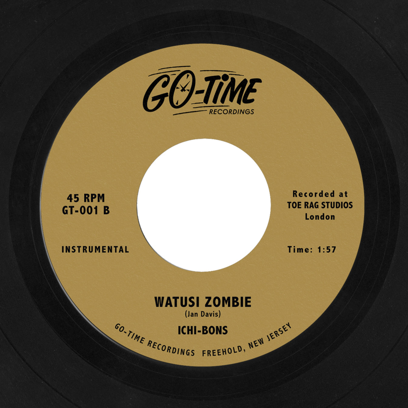 Ichi-Bons "Snake Eyes / Watusi Zombie" 45 – Hi-Tide Recordings & Nu-Tone